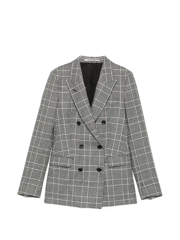 Tagliatore Parigi Wool And Silk Jacket - Black