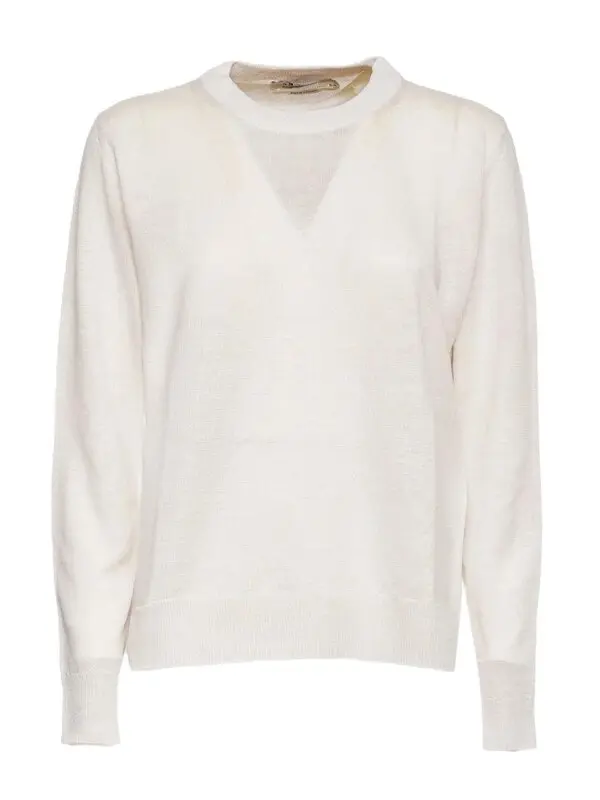 Max Mara Fervore Linen Sweater - White