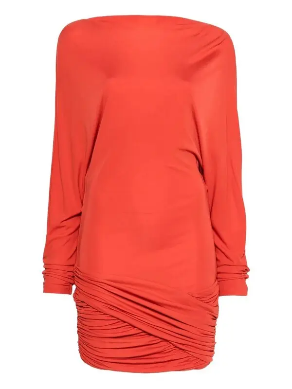 Christopher Esber Luna Draped Jersey Mini Dress