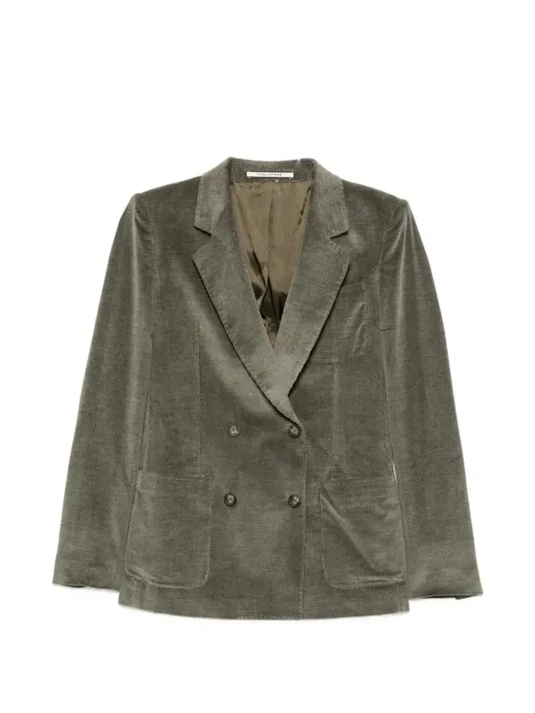 Tagliatore Nayade Velvet Double-breasted Blazer