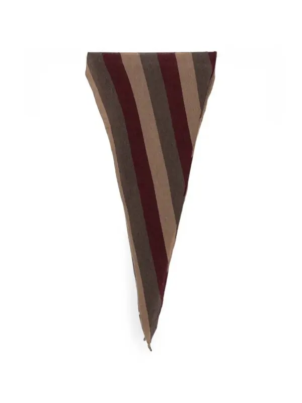 PIN1876 Stripe Scarf - Bordeaux