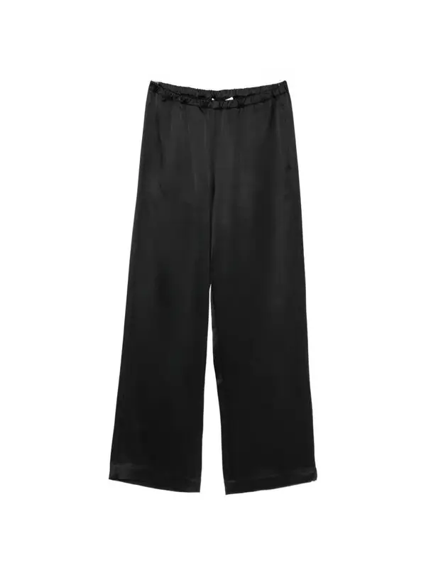RÓHE Satin Trousers - Black