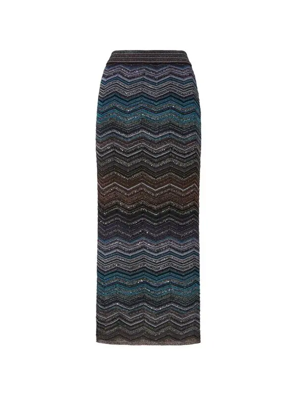 Missoni Chevron Midi Skirt