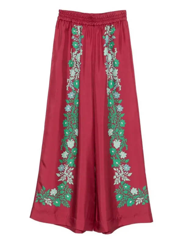 La DoubleJ Silk Palazzo Pants
