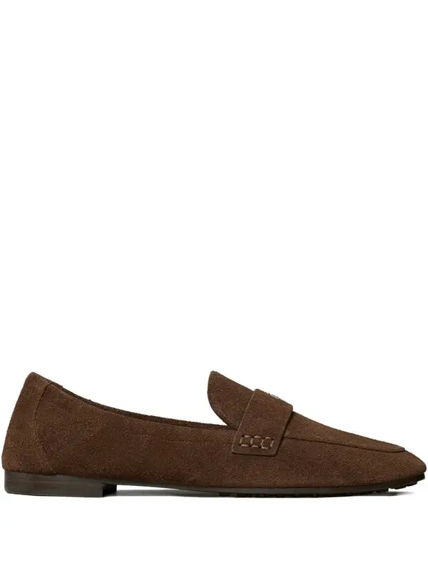 Tory Burch Suede Ballet Loafer - Brown