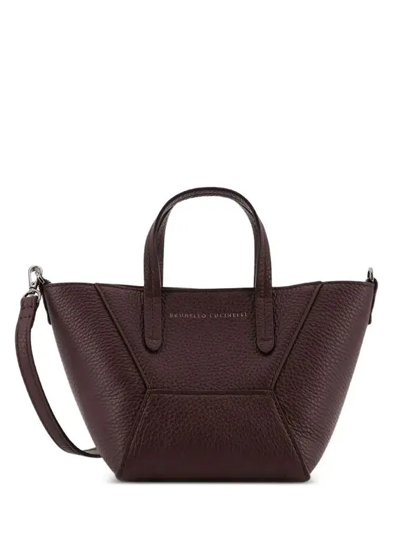 Brunello Cucinelli B C Duo Tote Bag - Bordeaux