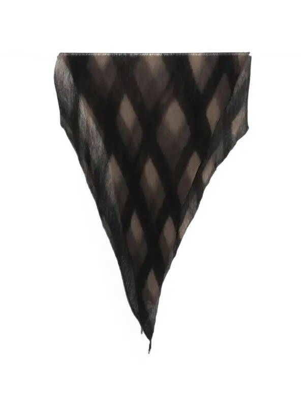 PIN1876 Diamond Scarf - Brown