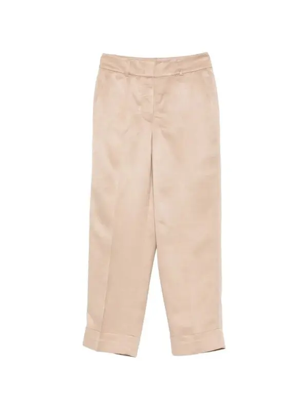 Peserico Linen Blend Trousers - Beige