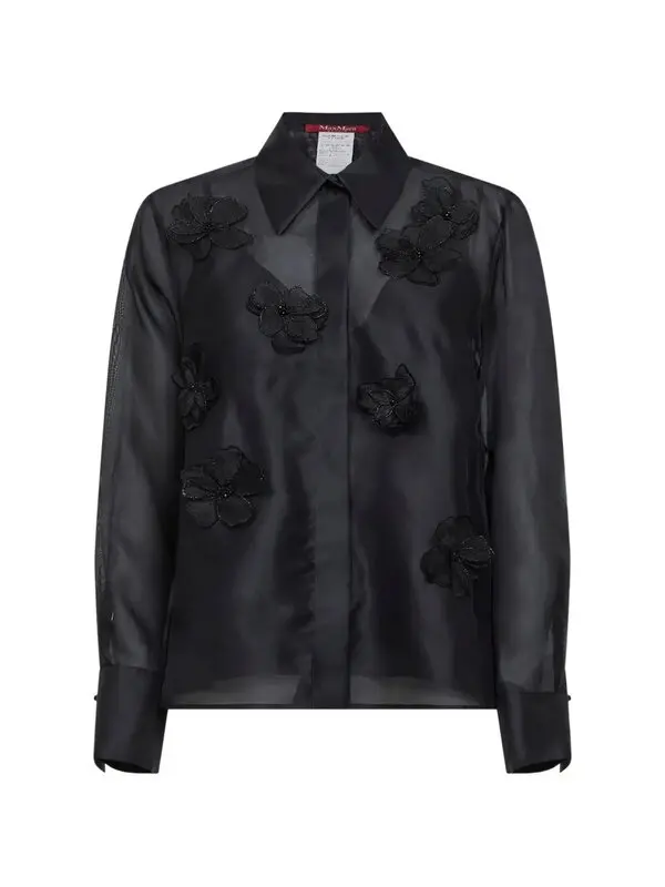 Max Mara Agi Silk Shantung Shirt