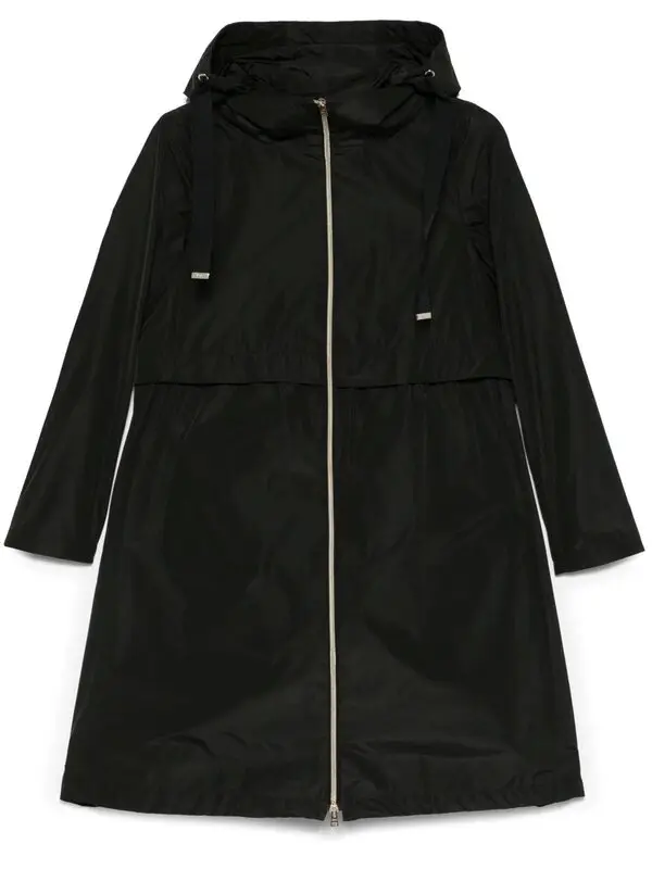 Herno Technical Taffeta Parka - Black