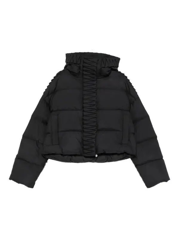 RAXXY Hooded Puff Coat - Black