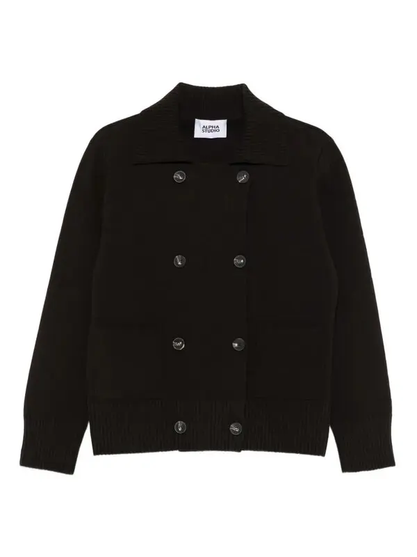 Alpha Studio Wool Knit Jacket