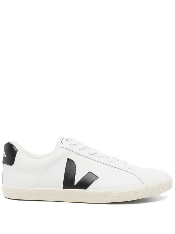 VEJA Esplar Logo Leather Sneakers - White/black