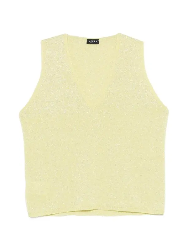 NEERA 20.52 Metallic Knit Top
