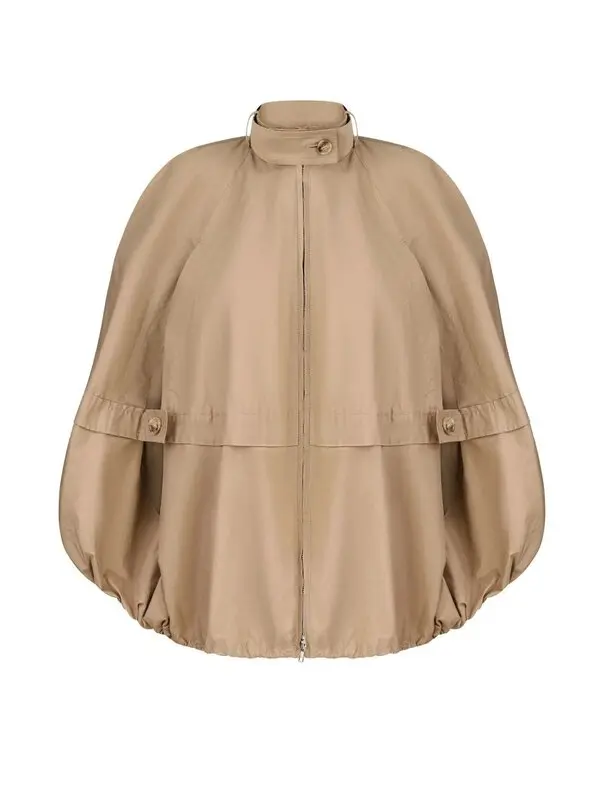 LITKOVSKA Deconstructed Bomber-style Cape
