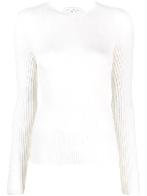 Gabriela Hearst Cashmere-silk Ribbed Knit Sweater - Beige