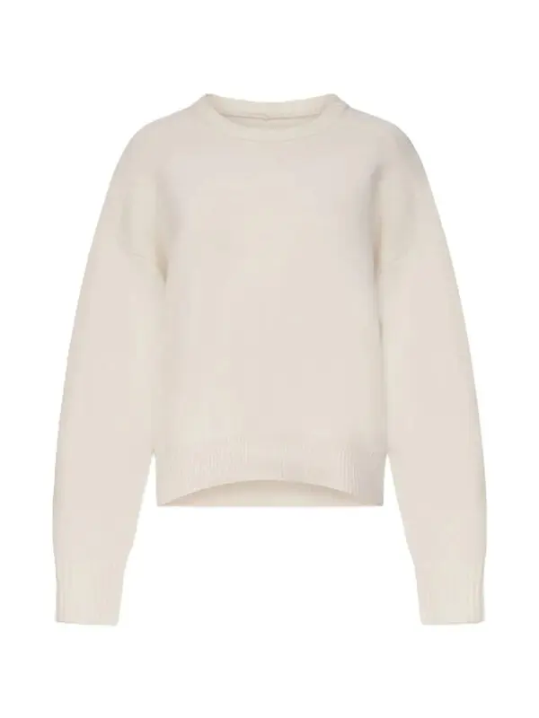 Loulou De Saison Breha Cashmere Blend Pullover - White