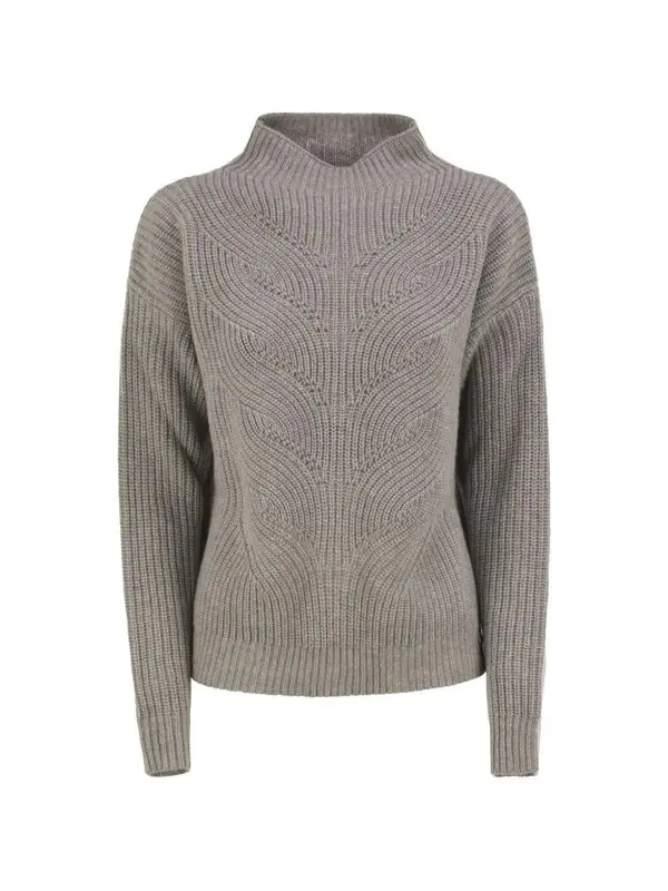 Herno Cable Knit Sweater - Gray