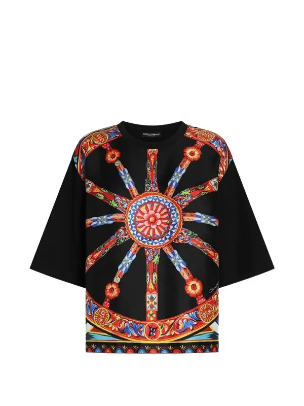Dolce & Gabbana Carretto Print Tee