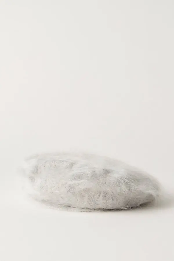 Free People Chic Cashmere Beret - Grey