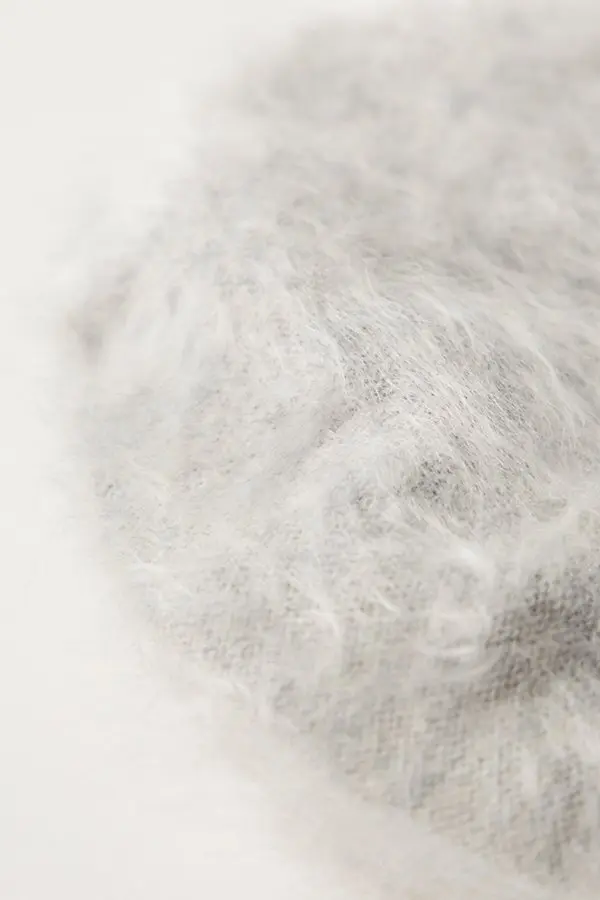 Free People Chic Cashmere Beret - Grey