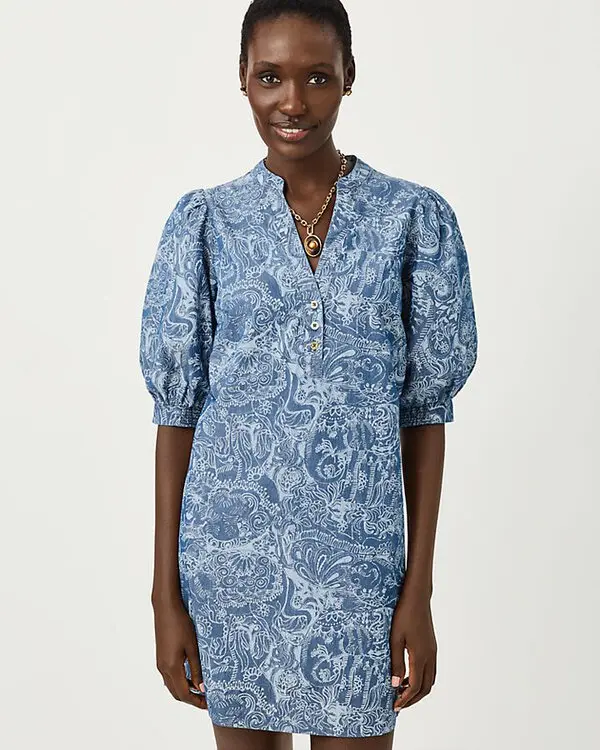 Lilly Pulitzer® Mialeigh Dress - Indigo