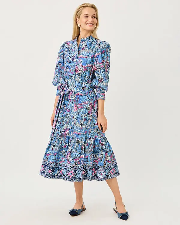 Lilly Pulitzer® Drena Midi Dress - Multicolor