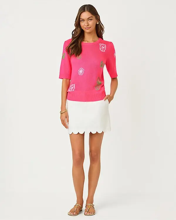 Lilly Pulitzer® Colette Denim Skort