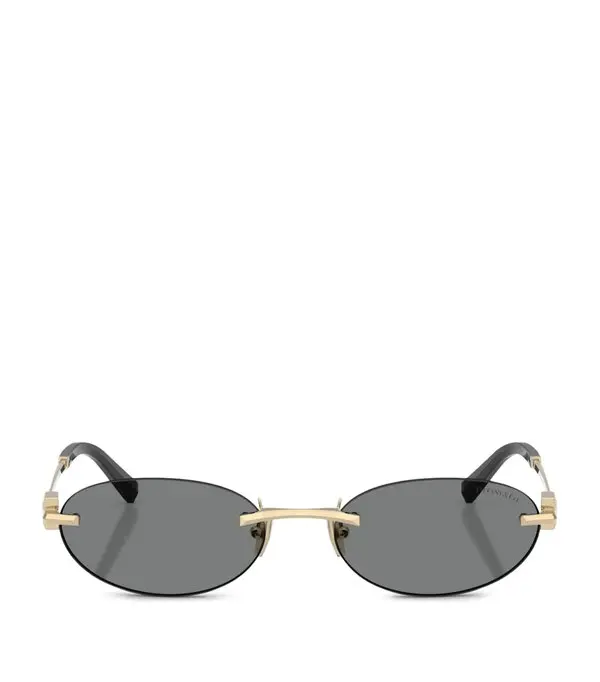 Tiffany & Co. Metal Tf3119d Oval Sunglasses