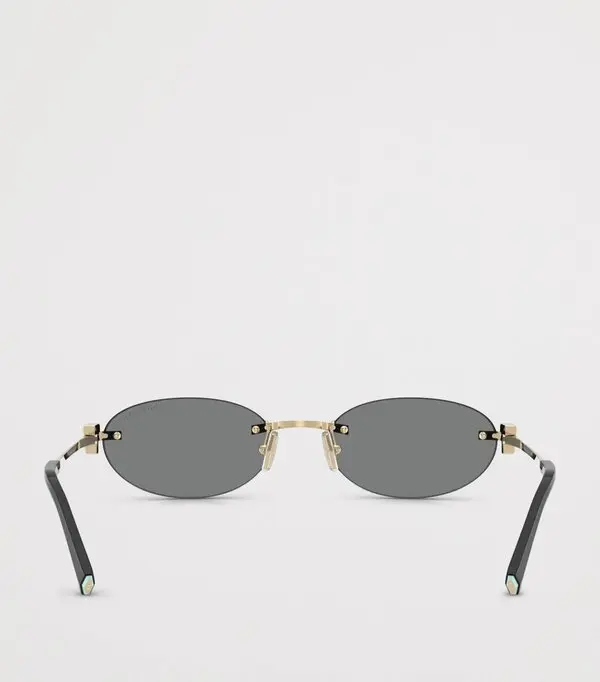 Tiffany & Co. Metal Tf3119d Oval Sunglasses