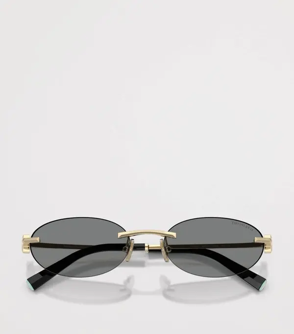 Tiffany & Co. Metal Tf3119d Oval Sunglasses