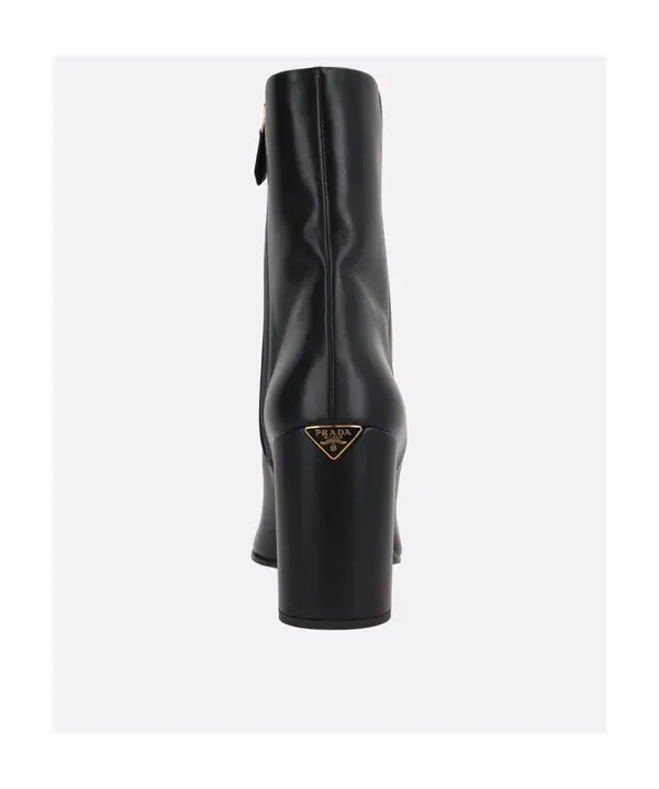 Prada Triangle-logo High-heeled Boots