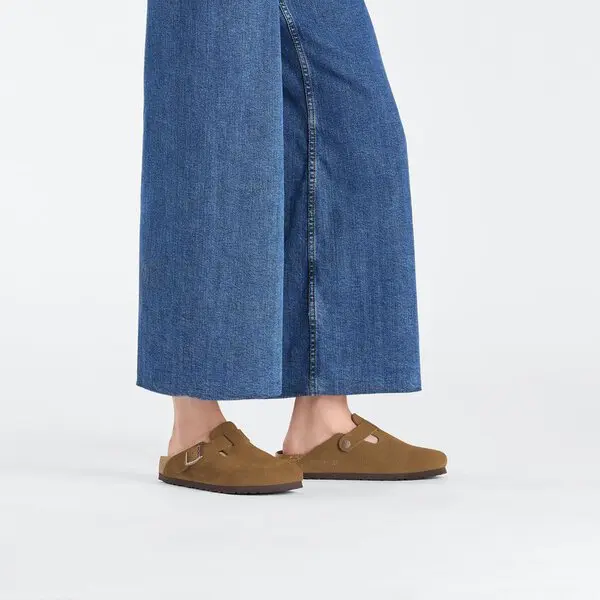 BIRKENSTOCK Boston Buckle Detailed Slip-on Mules