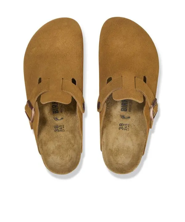 BIRKENSTOCK Boston Buckle Detailed Slip-on Mules