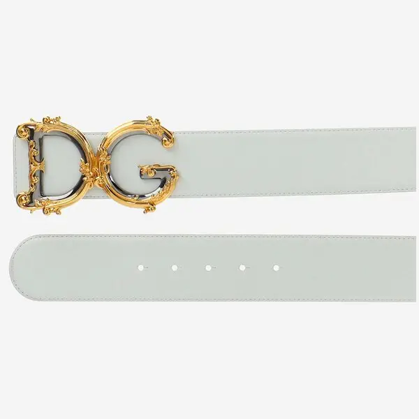 Dolce & Gabbana Baroque Dg Logo Belt