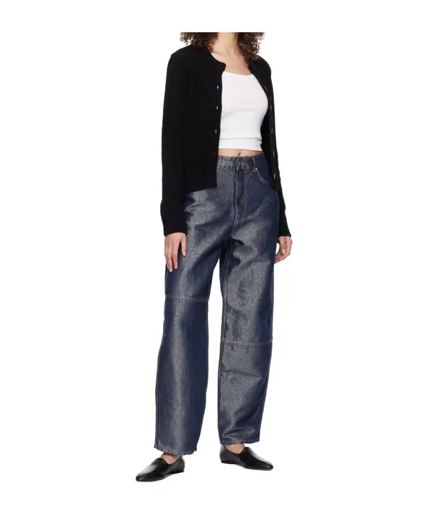GANNI Stary Belt Loop Jeans