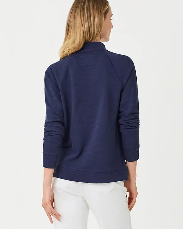 Lilly Pulitzer® Ashlee Half-zip Pullover - True Navy