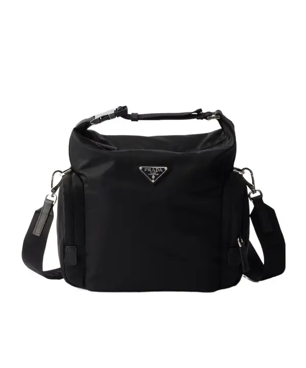 Prada Re-nylon And Saffiano Leather Shoulder Bag