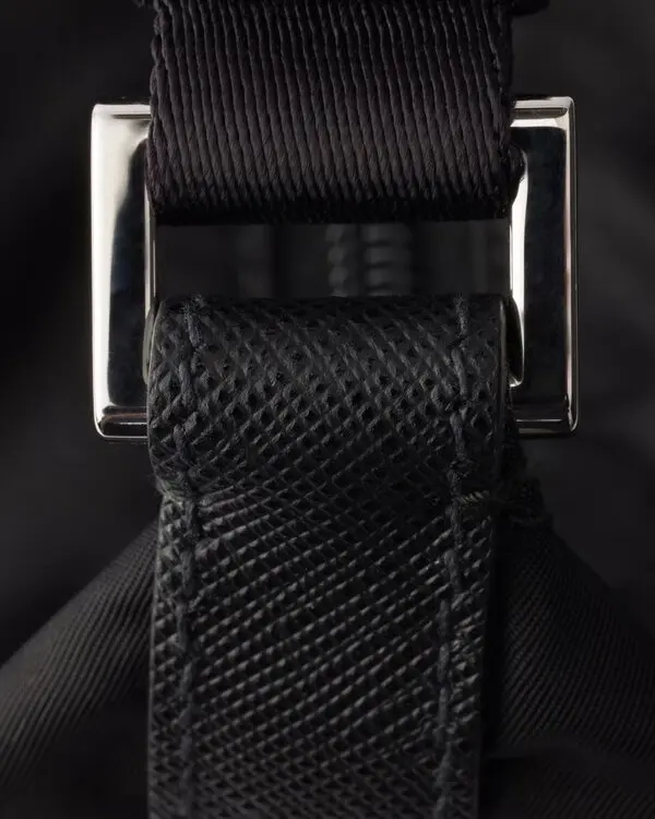 Prada Re-nylon And Saffiano Leather Shoulder Bag