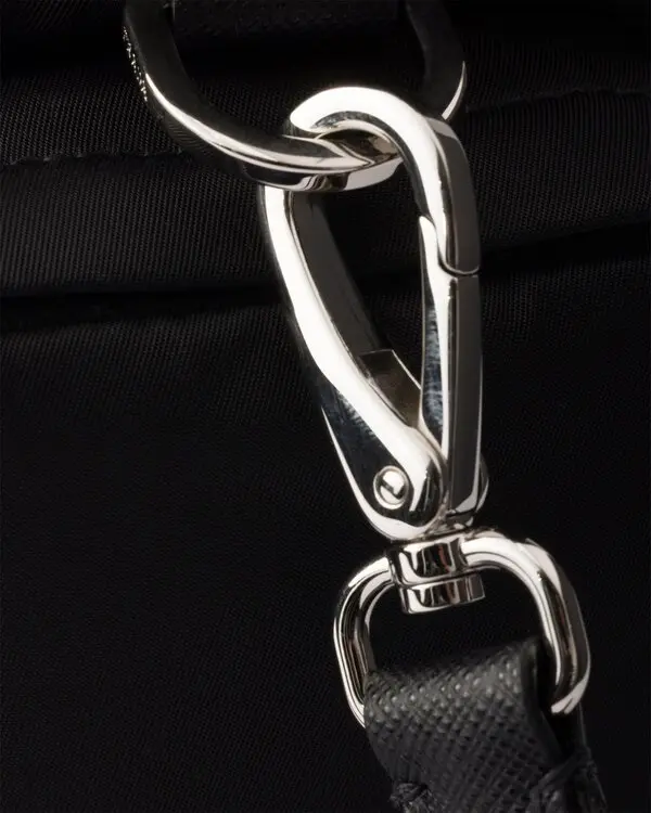 Prada Re-nylon And Saffiano Leather Shoulder Bag