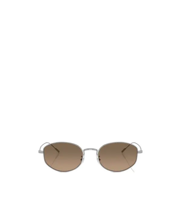 Oliver Spencer Estra Oval-frame Sunglasses - Silver