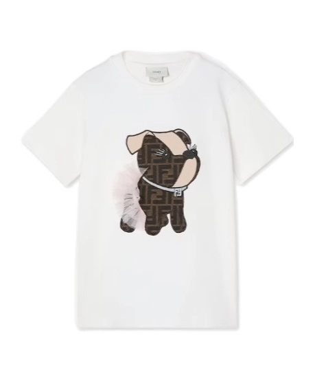 Fendi Itina-embroidery T-shirt