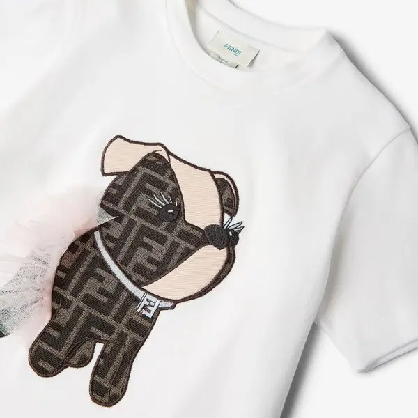 Fendi Itina-embroidery T-shirt