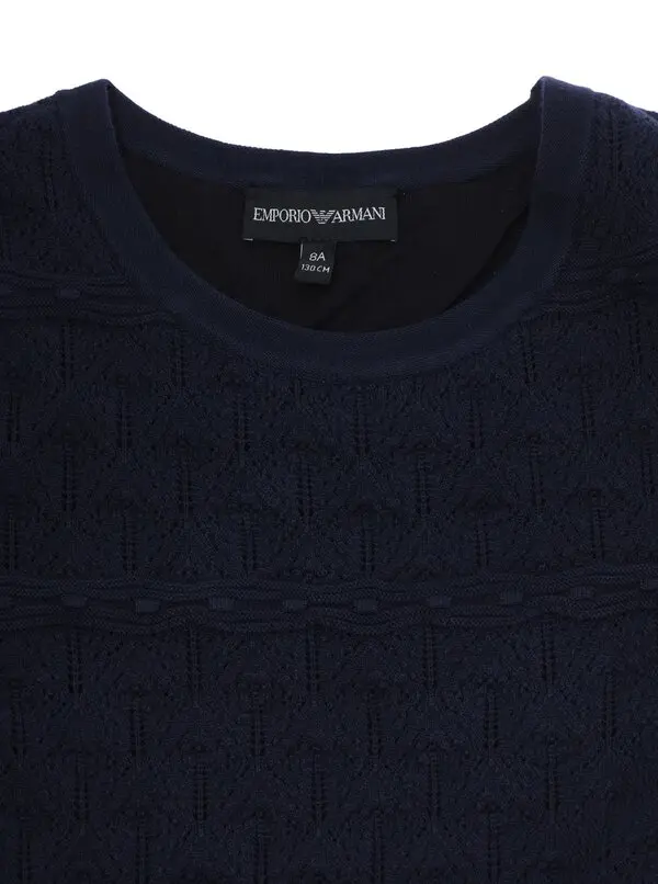 Emporio Armani Open-knit Dress