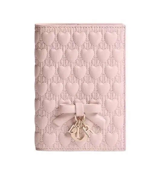 Dior Qixi Lady Passport Cover - Pink
