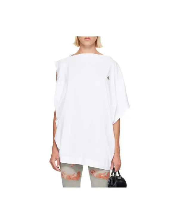 VIVIENNE WESTWOOD Oversized Hebo Top - White