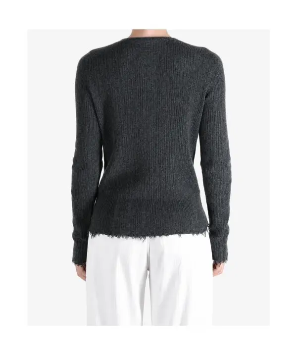 UMA WANG Henley Knit Top