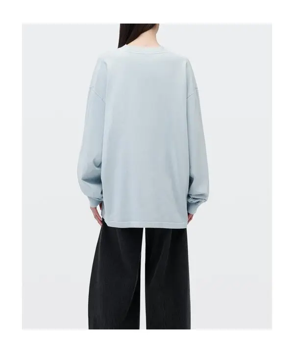Alexander Wang Logo Print Long Sleeve Tee - No