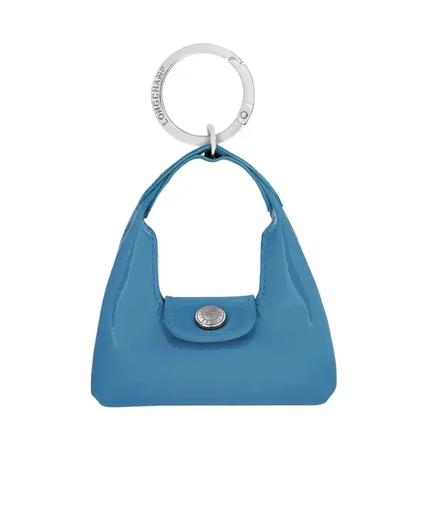 Longchamp Le Pliage Xtra Key Ring - Bright Blue
