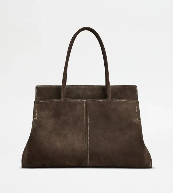 TOD'S Suede Pocket Tote Bag